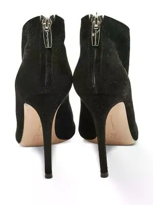 GIANVITO ROSSI Suede Peep-toe Stiletto Boots