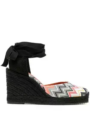 Missoni 100mm Zigzag-pattern Espadrilles