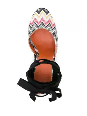Missoni 100mm Zigzag-pattern Espadrilles