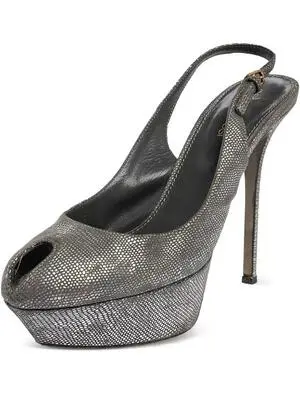 SERGIO ROSSI Slingback Platform Sandals