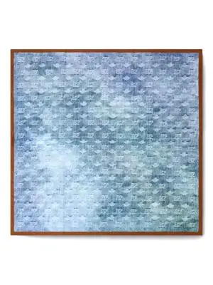 Dsquared2 Monogram-print Foulard - Blue