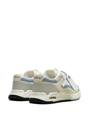 Off-White Kick Off Leather Sneakers - Neutrals
