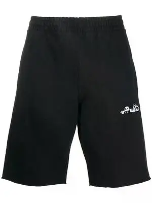 Off-White Script Logo Track Shorts