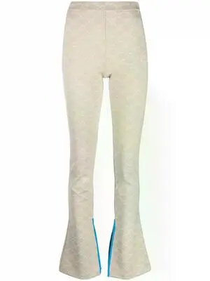 Off-White Monogram Ankle-slit Trousers