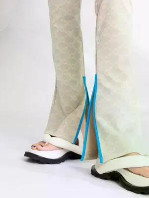 Off-White Monogram Ankle-slit Trousers