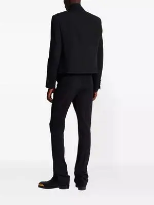 Balmain Crystal-embellishment Double-breasted Blazer