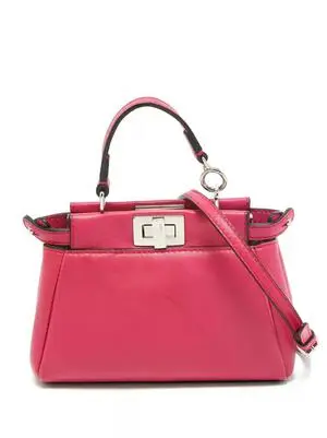 Fendi 2015 Micro Peekaboo Two-way Bag - Pink
