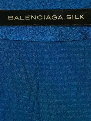 Balenciaga Textured Silk Mini Skirt