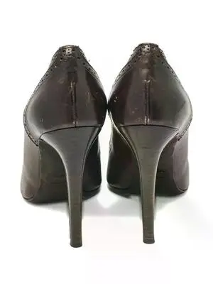 TOM FORD 120mm Brogue Detail Leather Pumps