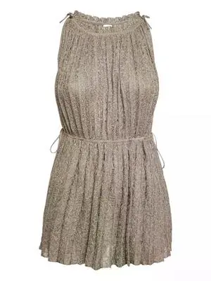 Missoni Metallic-effect Knitted Top - Gold