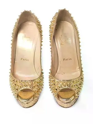 CHRISTIAN LOUBOUTIN Studded Platform Pumps
