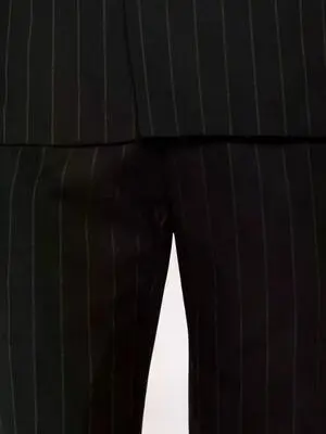 Tagliatore Pinstripe Suit - Black