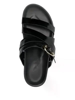 ANCIENT GREEK SANDALS Filipa Buckle-strap Sandals - Black