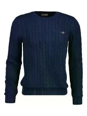 Gant Cable-knit Crew-neck Sweater