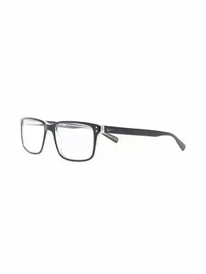 Nike Rectangle-frame Logo-print Eyeglasses