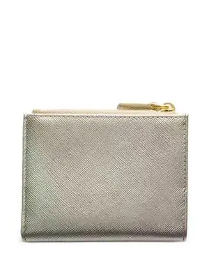 Prada Small Leather Wallet - Gold