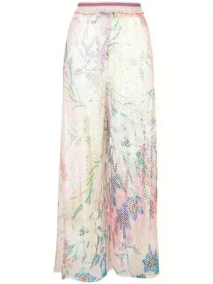 PatBO Iris Mesh-panel Trousers