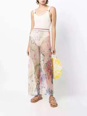 PatBO Iris Mesh-panel Trousers