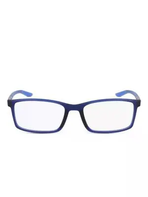 Nike 7287 Rectangle-frame Glasses - Blue
