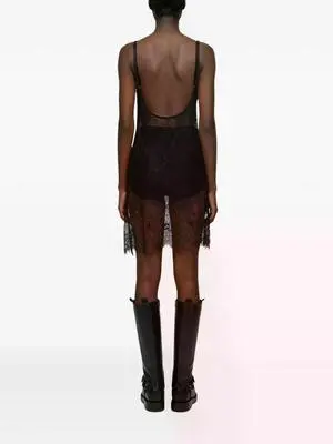 Alchemy Fashions Floral-lace Mini Dress