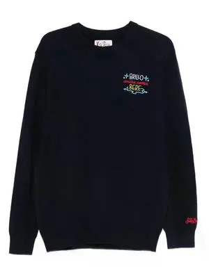 MC2 SAINT BARTH Embroidery Crewneck Ski Top