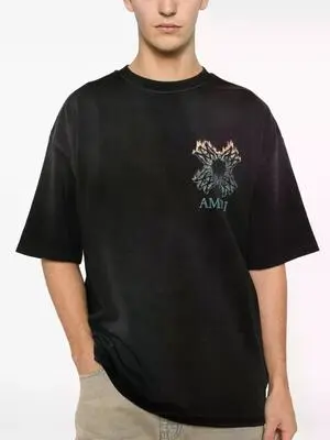Amiri Ma Quad Flames T-shirt - Black