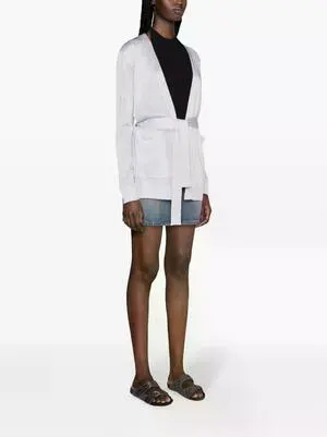 Missoni Metallic-threading Belted Cardigan