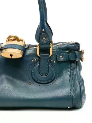 Chloé Paddington Grained Leather Shoulder Bag