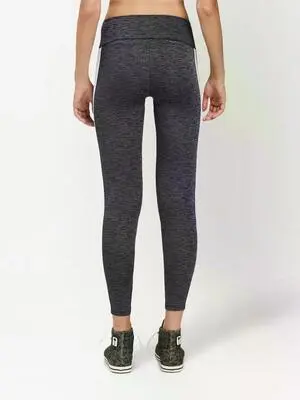 Palm Angels Side-stripe Mélange-effect Leggings