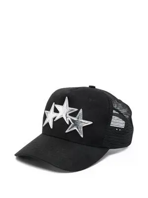 Amiri Star-appliqué Cap - Black