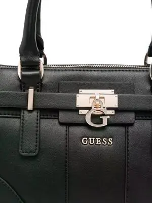 Guess Logo-plaque Padlock-detail Tote
