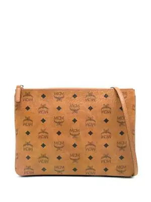 Mcm Visetos Monogram Clutch Bag