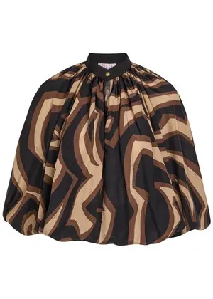 Emilio Pucci Printed Silk Blouse
