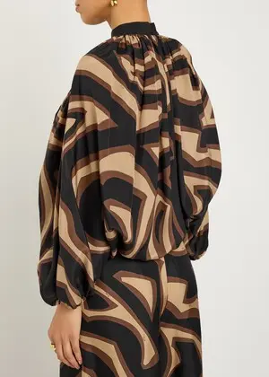 Emilio Pucci Printed Silk Blouse