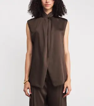 Camilla And Marc Satin Aaron Sleeveless Top