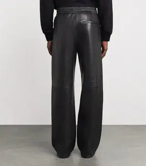 Amiri Leather Track Sweatpants