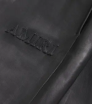 Amiri Leather Track Sweatpants