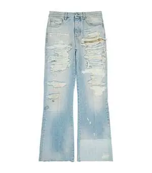 Amiri Repaired Bootcut Jeans