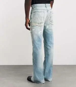 Amiri Repaired Bootcut Jeans