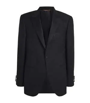 Canali Wool-silk Tuxedo Jacket