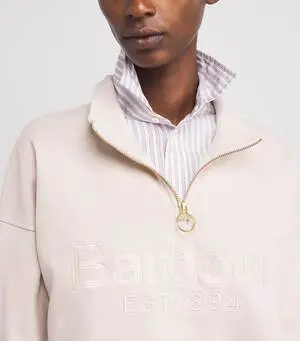 Barbour Cotton Sara Half-zip Sweatshirt