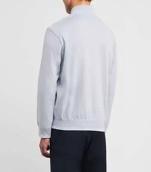 Paul & Shark Organic Cashmere Half-zip Sweater