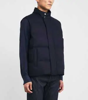 Canali Cashmere Puffer Gilet