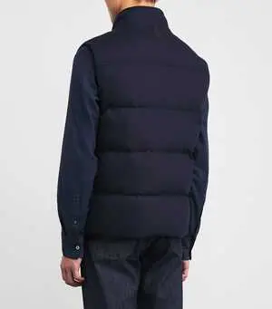 Canali Cashmere Puffer Gilet