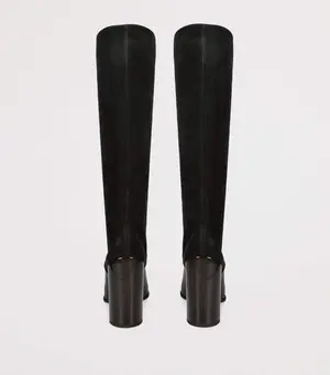 Alaïa Leather Knee-high Boots - Black
