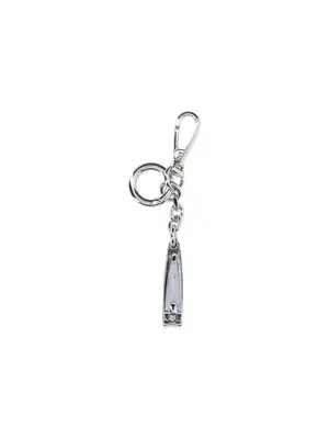 MAISON MARGIELA Nail Cutter Keyring Charm - Silver