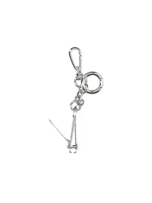 MAISON MARGIELA Nail Cutter Keyring Charm - Silver