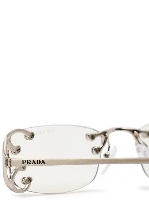 Prada Rimless Sunglasses
