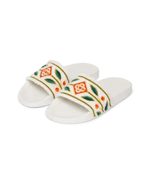 Casablanca Laurel Terry Slides - Multicolor