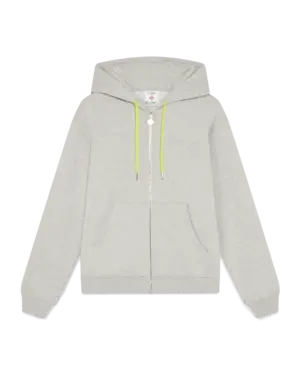 Casablanca Cashmere Blend Zip-up Hooded Sweatshirt - Multicolor